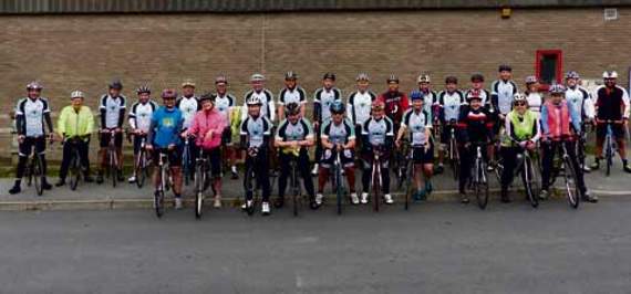 Cycling group celebrates one year as an official club — by going for a ...