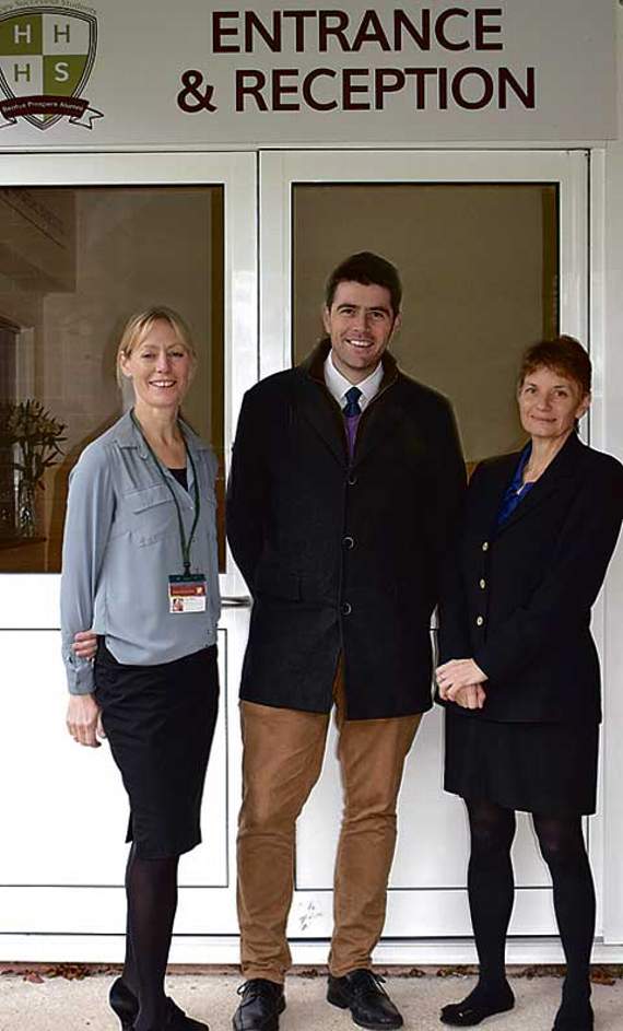 Scott Mann receives a tour of the facilities at Highgate Hill House ...