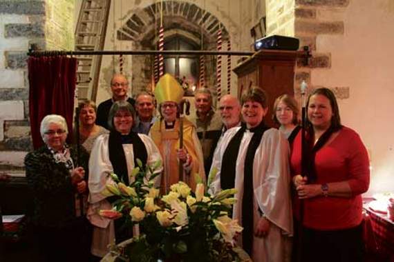 St Nectan's Church in Welcombe packed to the rafters as the bells are ...
