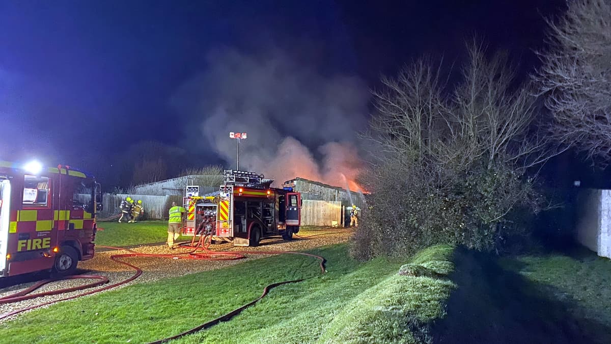 Stratton barn fire on Christmas Eve | holsworthy-today.co.uk