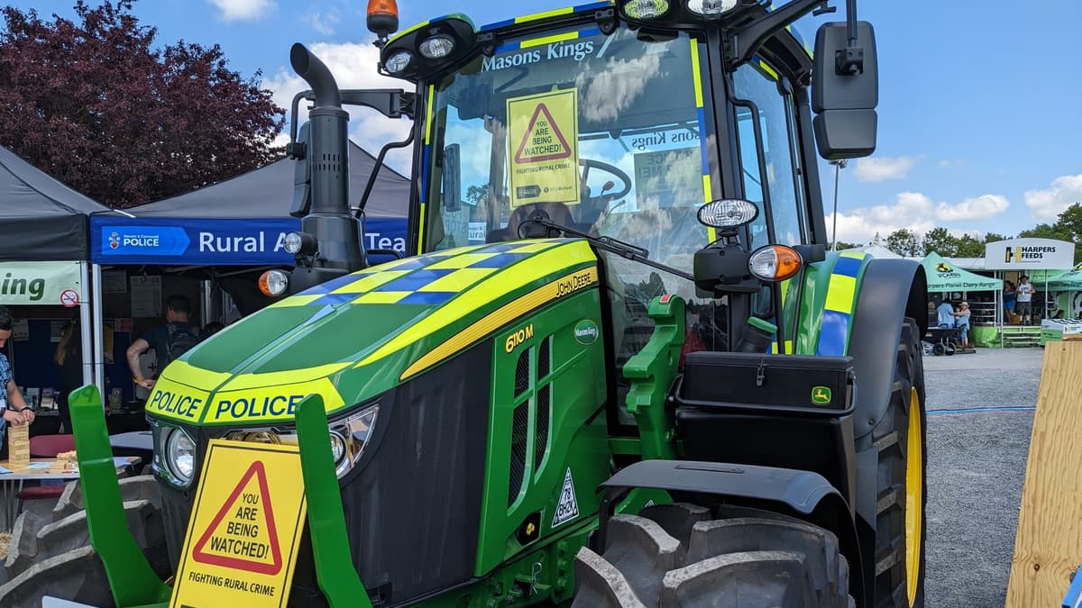 Children invited to name new Devon and Cornwall Police tractor ...