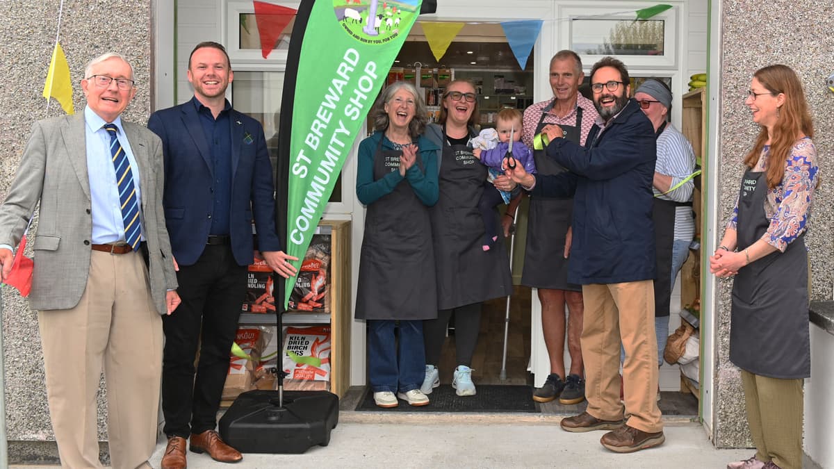 Village celebrates successful opening of community shop | holsworthy ...