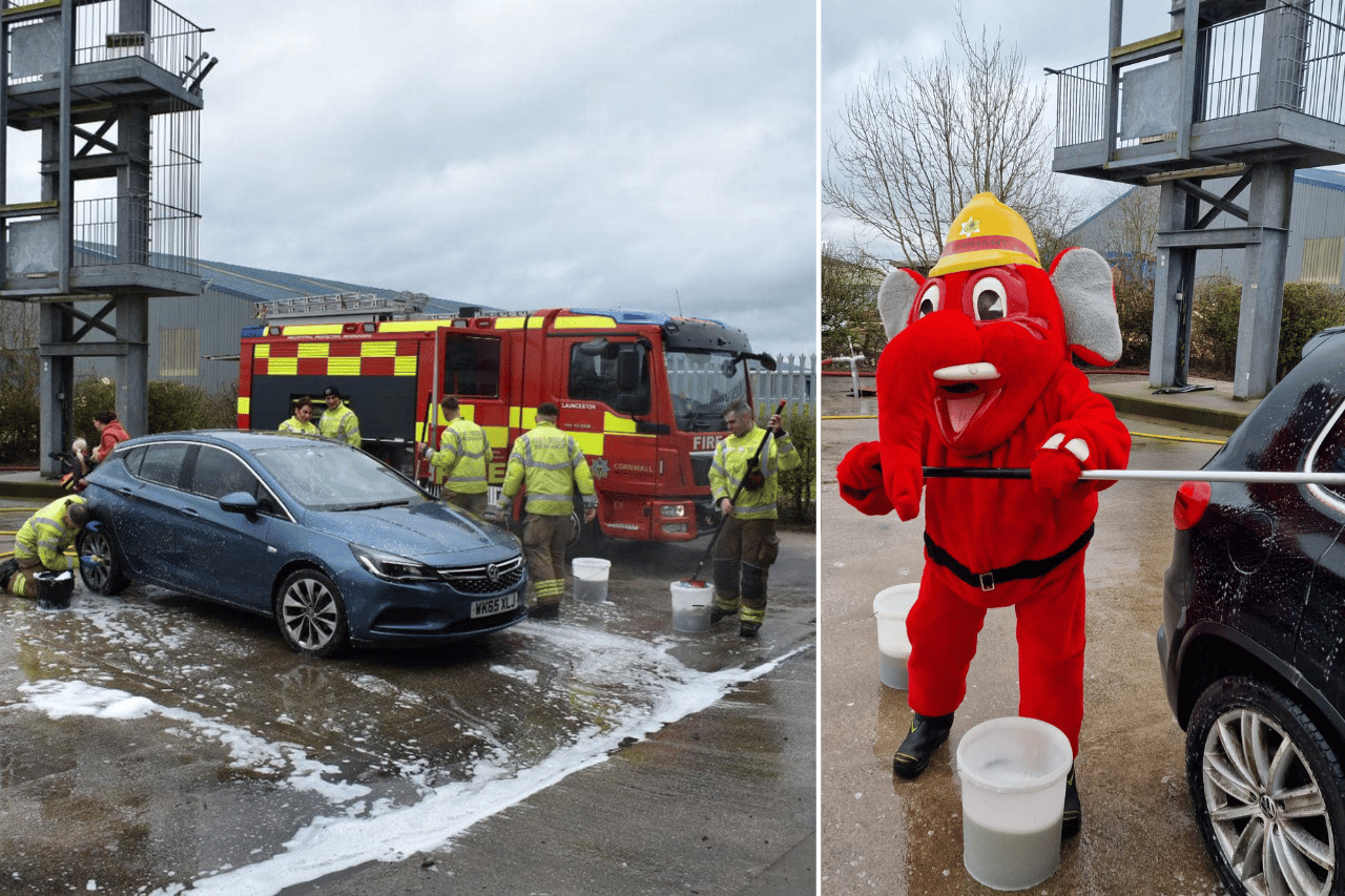 Launceston's firefighters to swap burning buildings for messy motors at ...