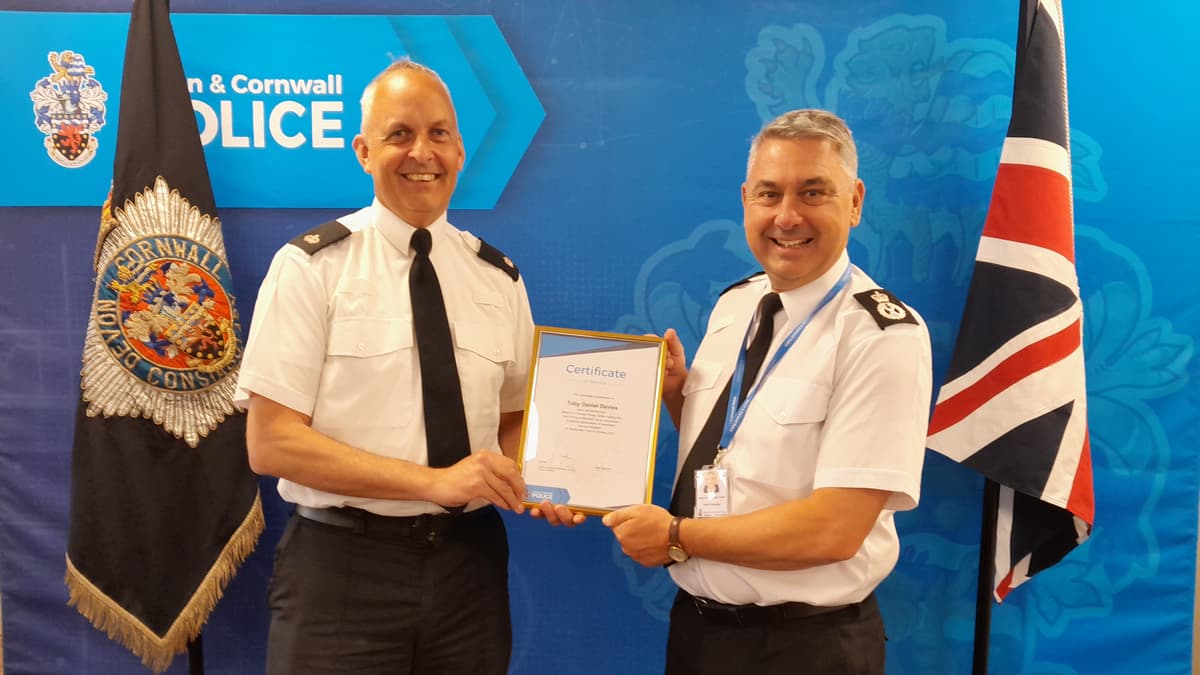 Devon and Cornwall police chief Toby Davies retires after 30 years of ...