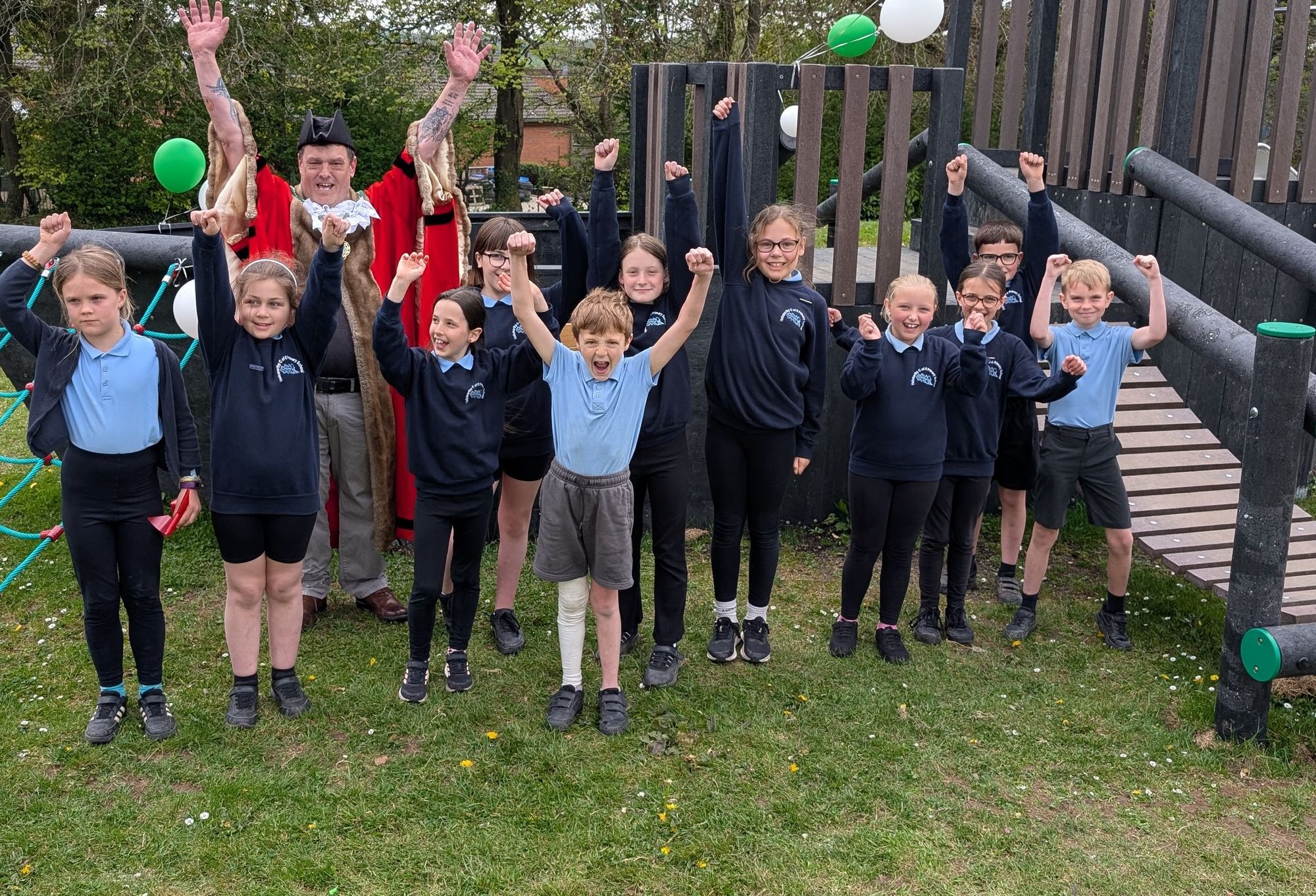 HMS Gladiator declared officially open by Holsworthy mayor and children ...