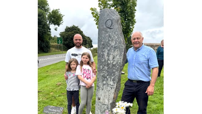 New heritage monument unveiled beside main road in Cornwall ...