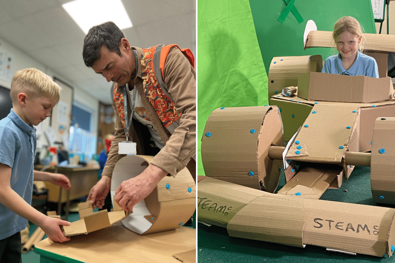 Cornwall students build life-sized F1 car from cardboard | holsworthy ...