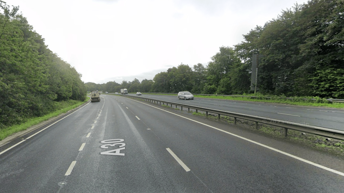 One lane closed on A30 following collision as Royal Cornwall Show and ...